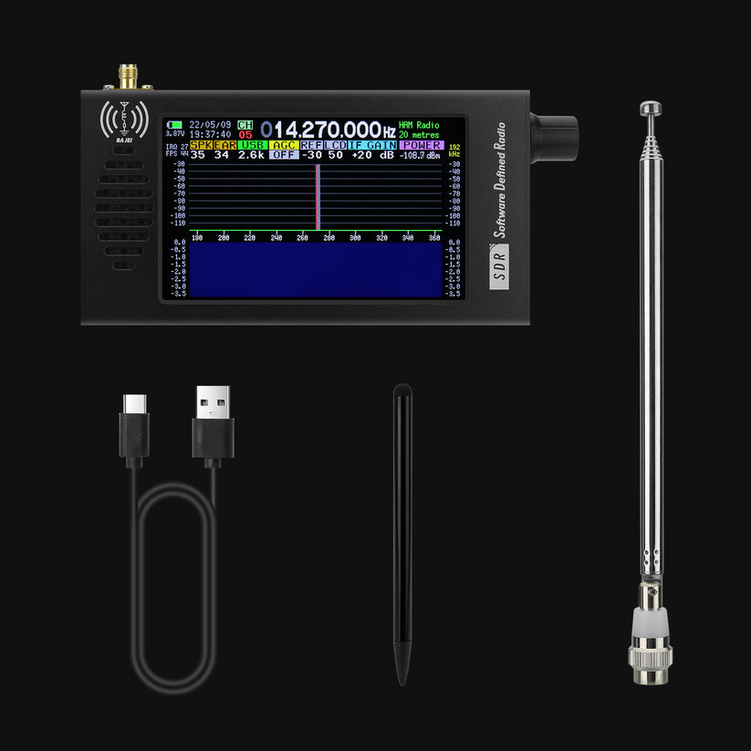 HamGeek DSP-01 SDR Radio Receiver DSP Receiver CW/AM/SSB/FM/WFM w/ 4.3