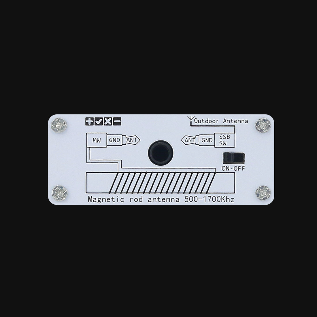 HamGeek ATS120-Pro V4.1x Officially Licensed SI4732 FM SSB Full Band R