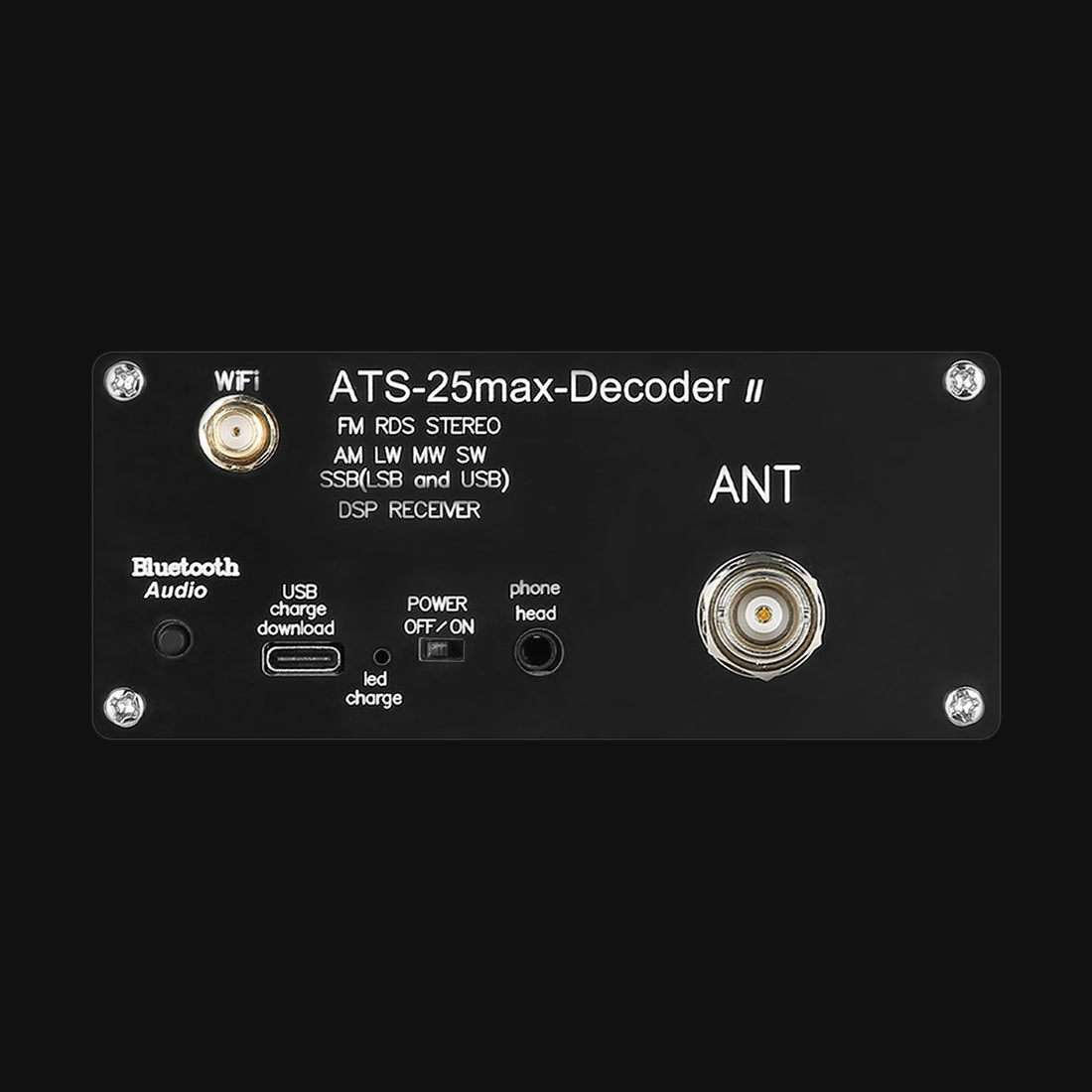 HamGeek ATS25 Max Decoder II Bluetooth Full Band Radio Receiver FM SW