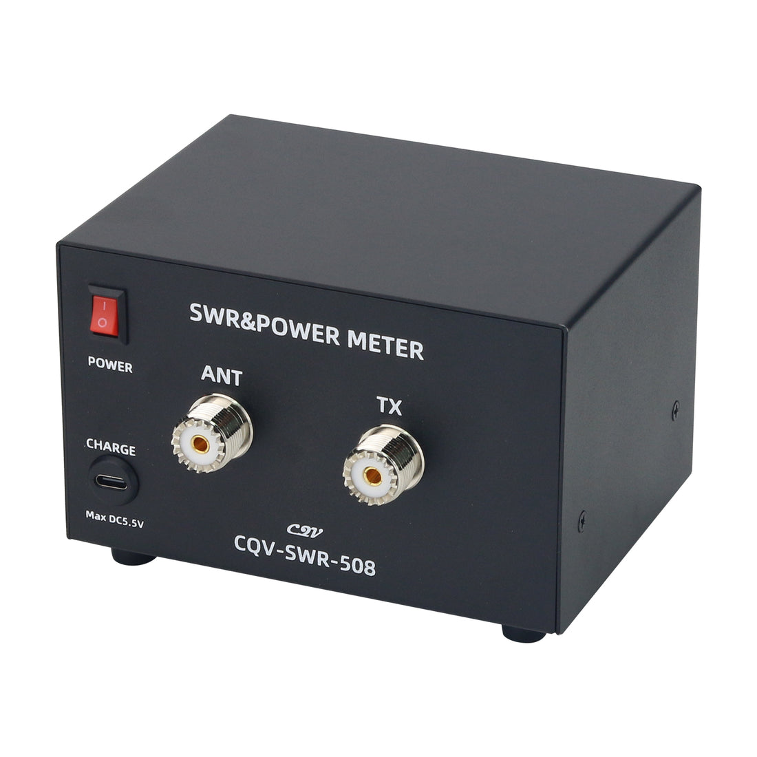 HamGeek CQV-SWR-508 200W 1.8-54MHz Digital SWR Power Meter 4.3-inch IP