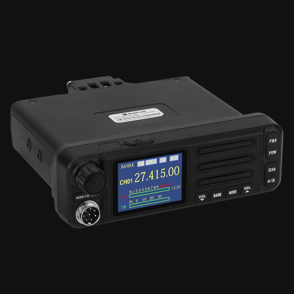 HamGeek 6699-CB Radio 1-30MHz/21-30MHz Mobile Radio Supporting FM/AM/C